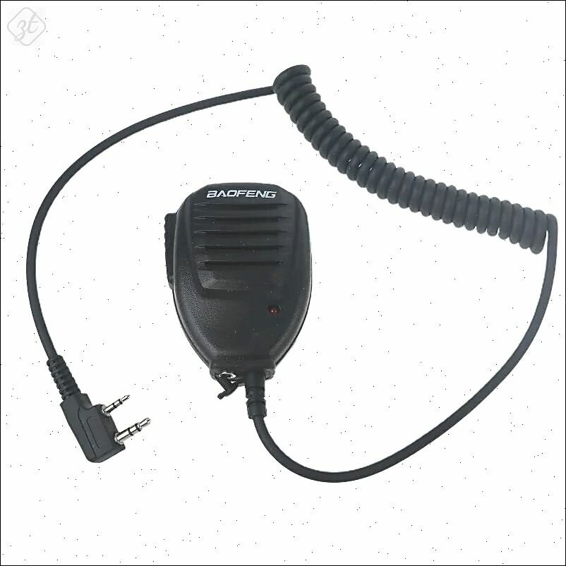 (1шт) Baofeng UV-5R BF-888S и т. д. Универсальный микрофон со светом