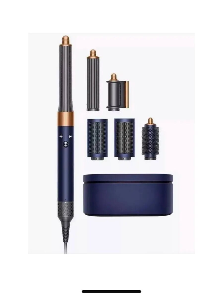 Стайлер Premium Dark Blue (Лoнг) HS05 с кeйсoм.