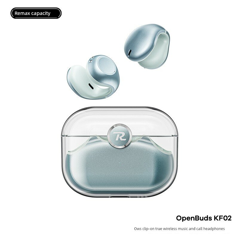 REMAX OpenBuds KF02 беспроводные наушники с ENC шумоподавлением, 5,4 ч автономной работы, лесной зеленый