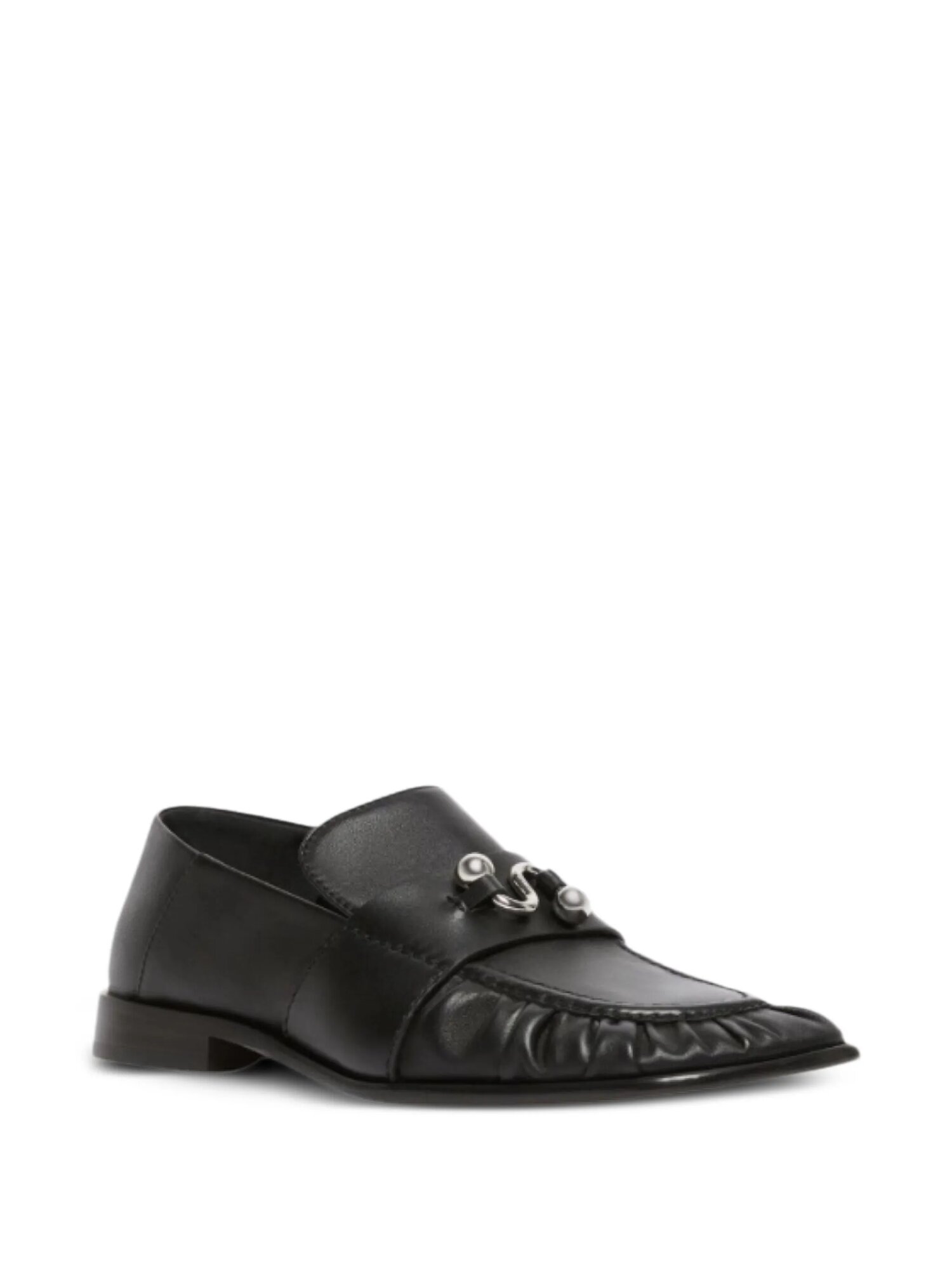 Лоферы SPORTMAX Detail loafers, размер 39, black/black — фото 1