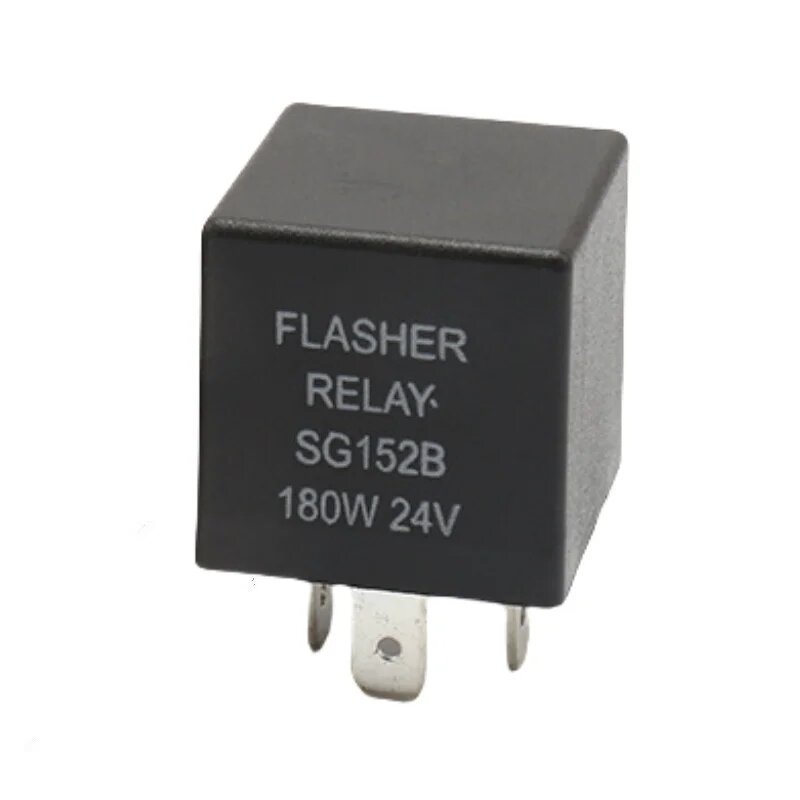 3-контактное электронное автомобильное реле мигалки 12 В 24 В 180 Вт для фиксации светодиодного указателя поворота Hyper Flash Migające światło
