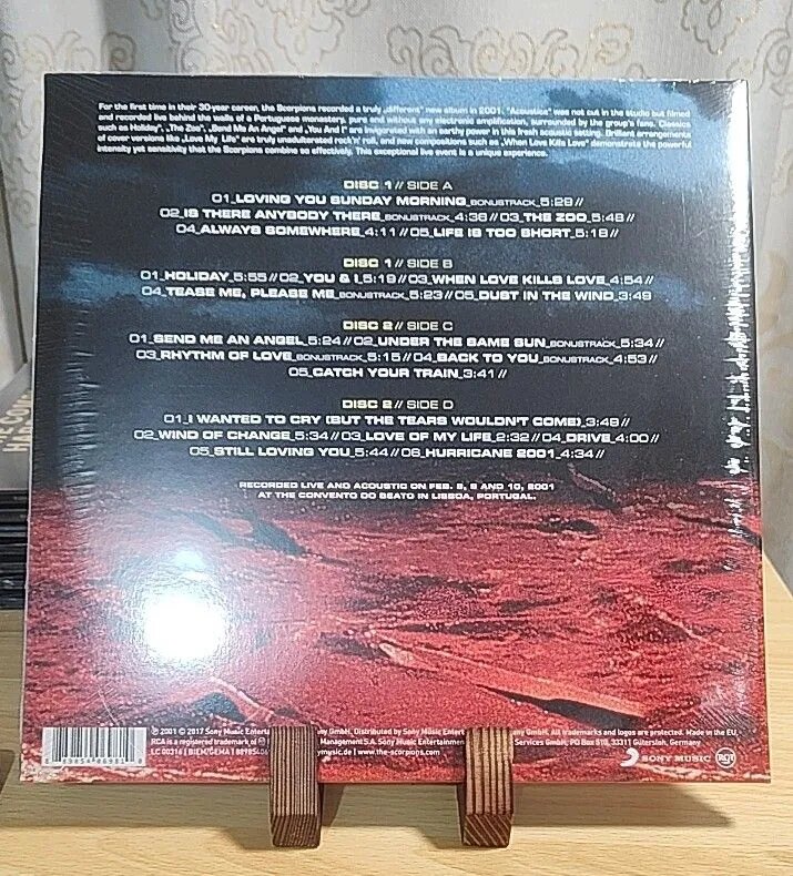 Виниловая пластинка Scorpions / Acoustica (2LP) Зарубежный классический рок 2017