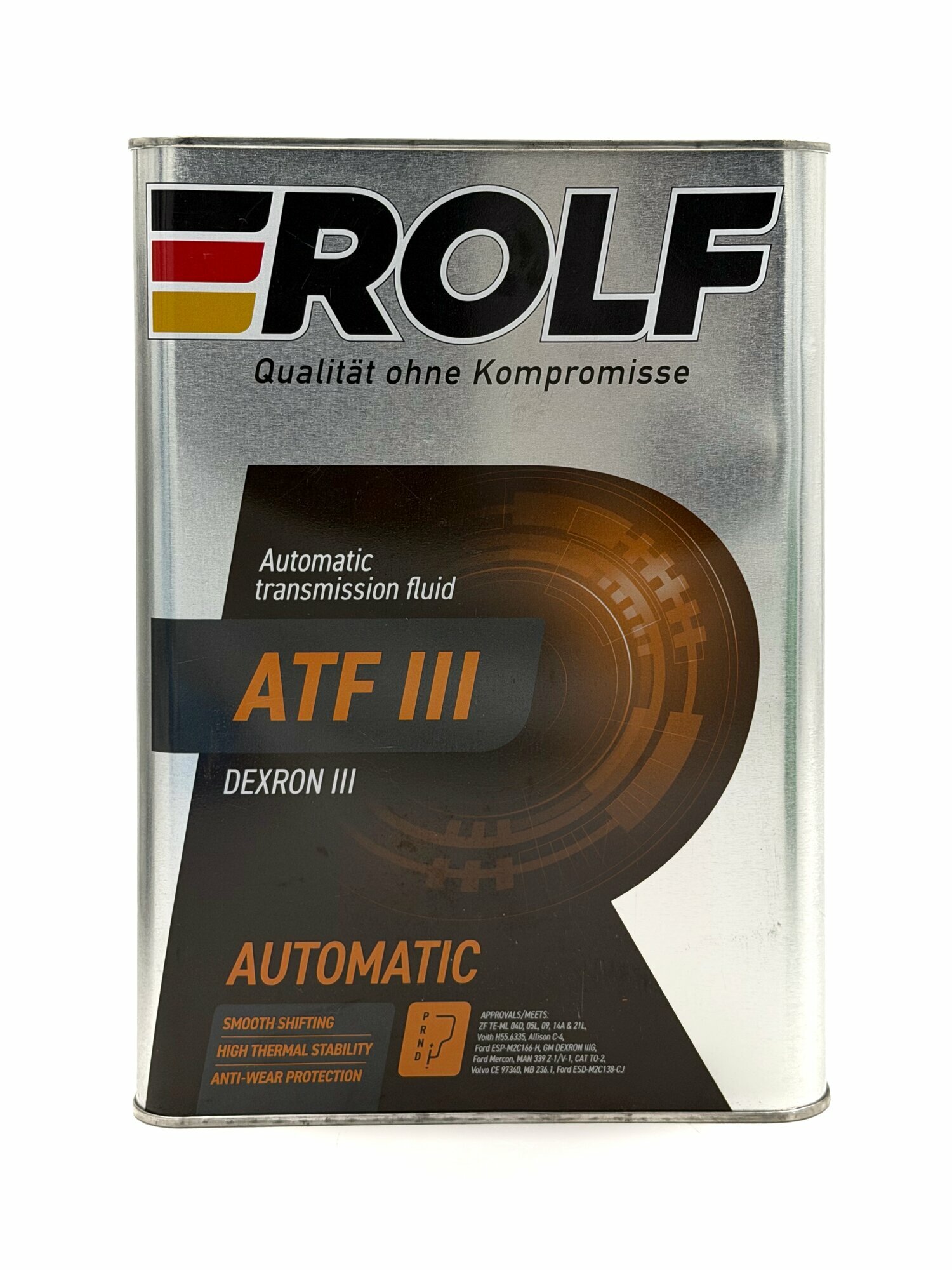 Масло трансмиссионное ROLF ATF III DEXTRON III, 4 литра, универсальное ,