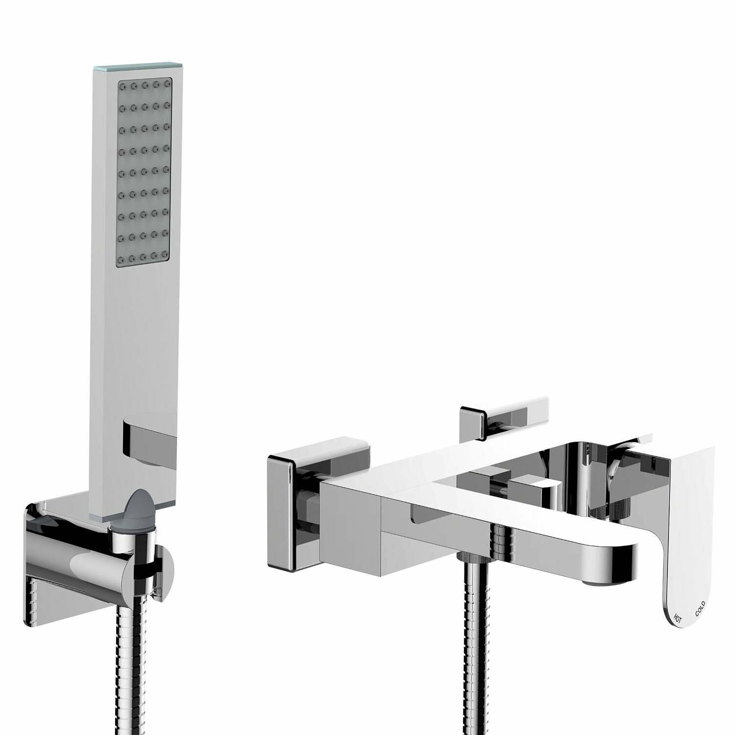 Смеситель для ванны Bossini GILLO с ручным душем, хром (Z00727.030)