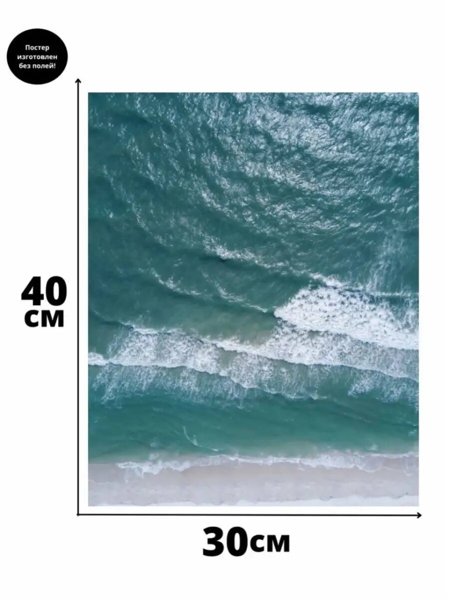 Постер пляж море