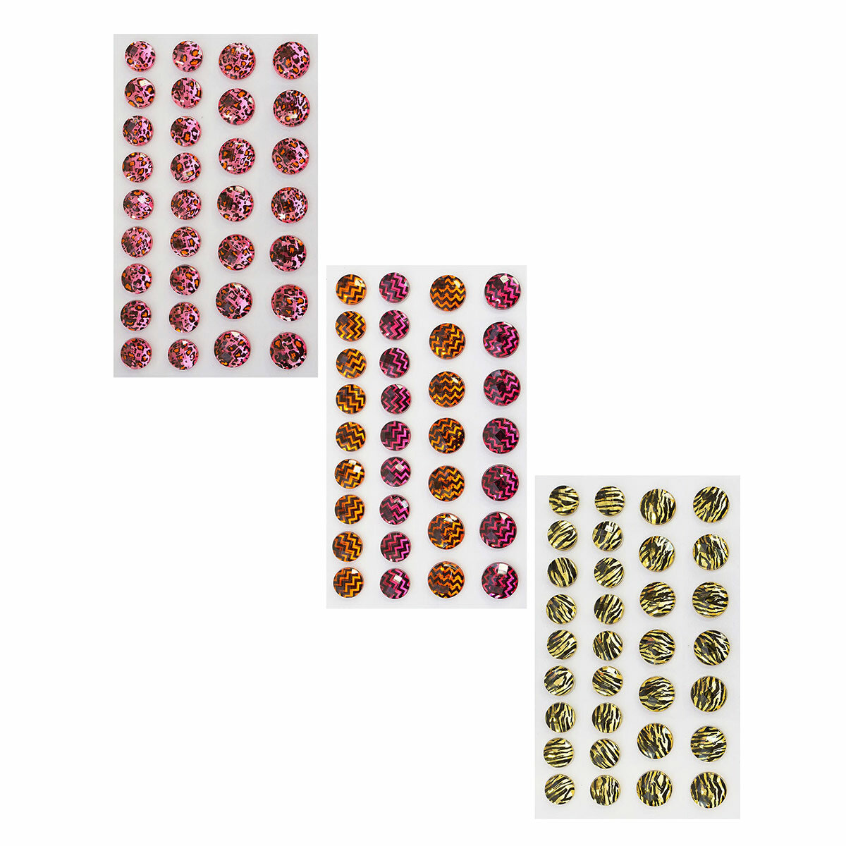 Набор декоративных клеевых страз №5, ассорти 3 цвета, Astra&Craft