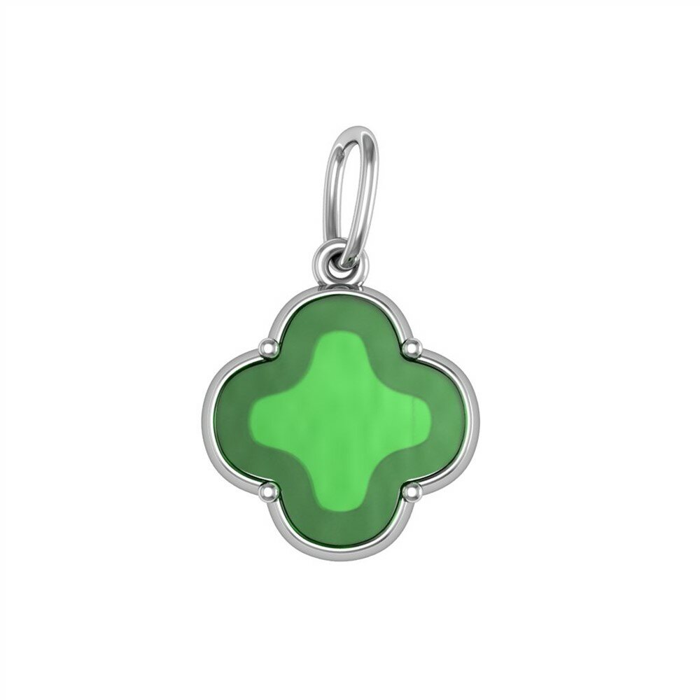 Подвеска, серебро, 925 проба, оникс