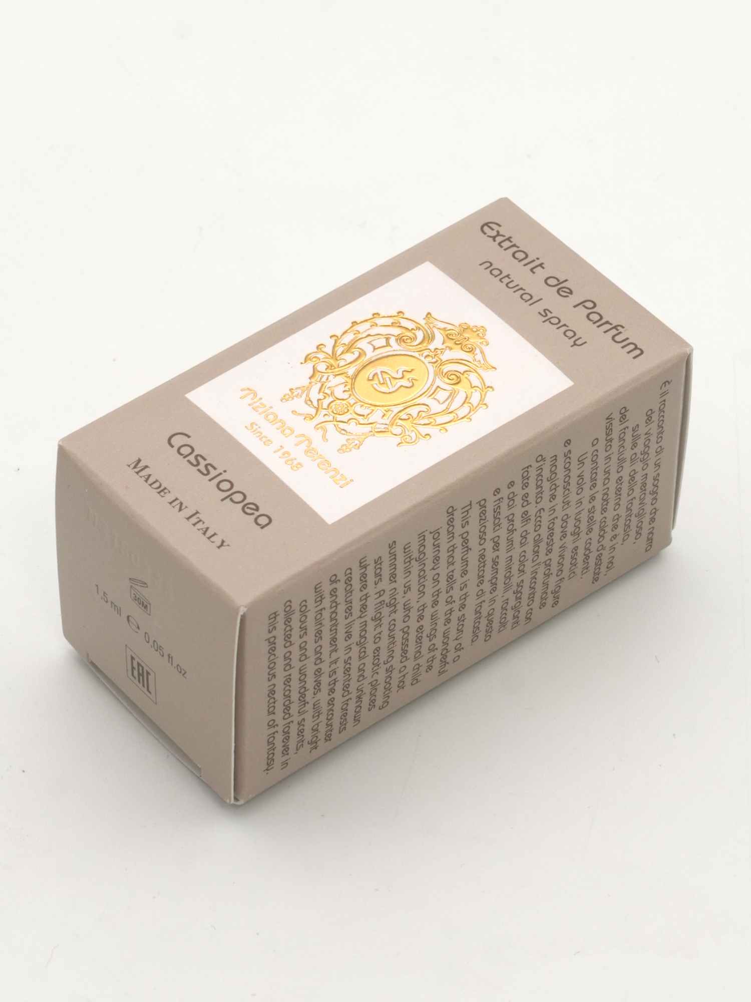 Экстракт духов (Extrait de Parfum) TIZIANA TERENZI CASSIOPEA унисекс 1,5мл