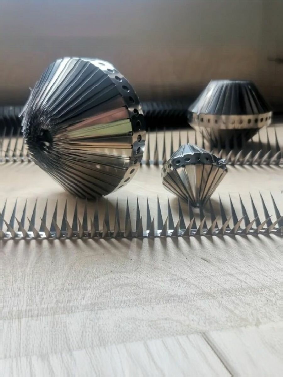 Шипы цельнометаллические противоприсадные 1м в ролле