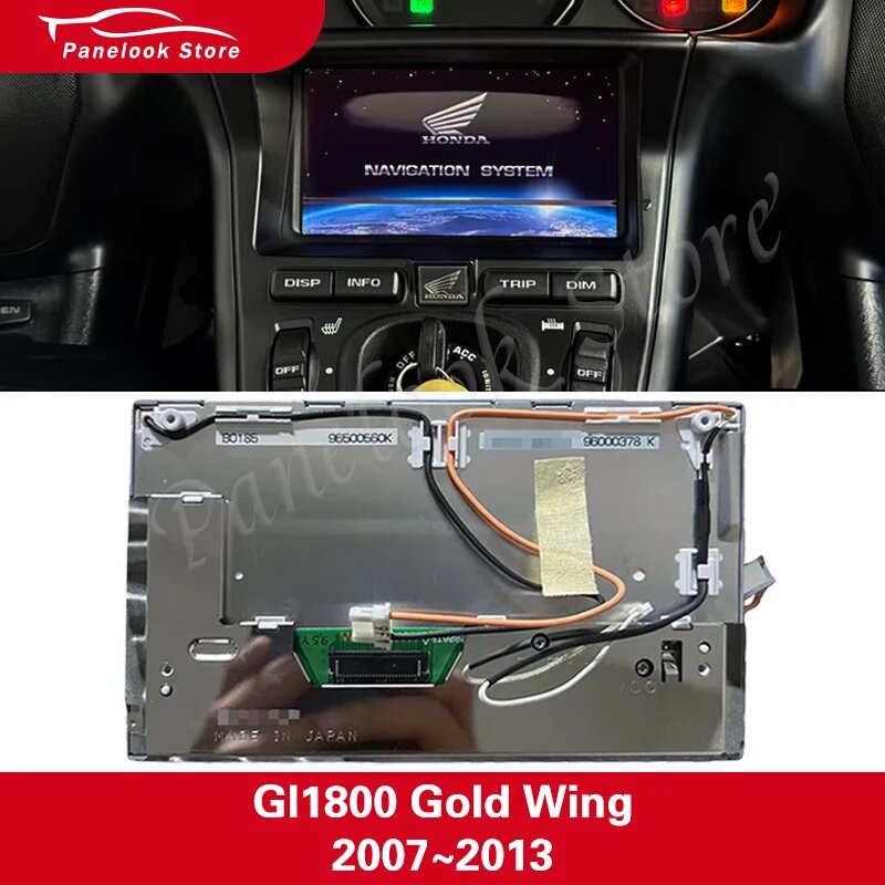 ЖК-дисплей для приборной панели HONDA GL1800 GOLD WING 2007 ~ 2013, металлический экран навигации для приборной панели