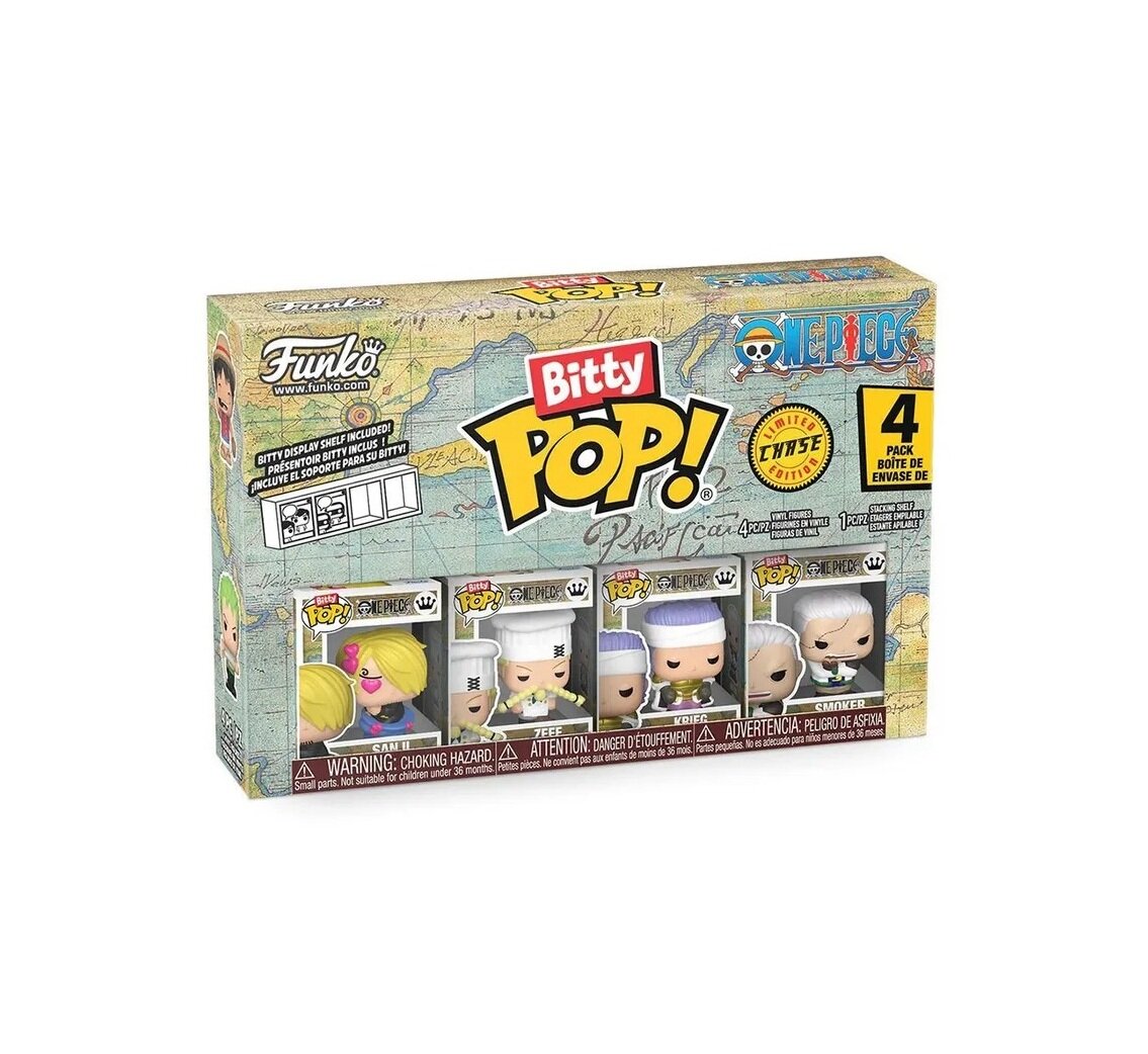 Набор фигурок Funko POP! Bitty One Piece 86894 Санджи - Ван-Пис, 4 шт