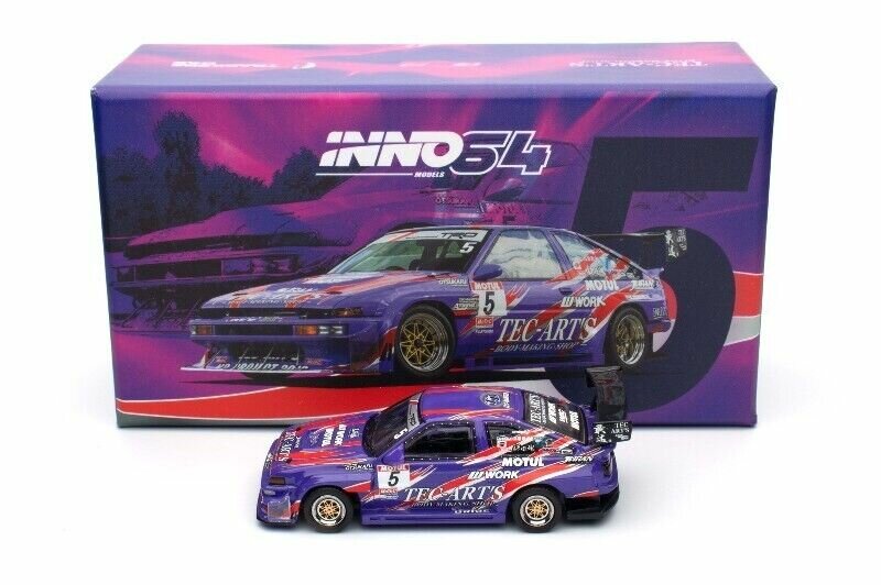 Машинка коллекционная INNO 1:64 SPRINTER TRUENO AE86 N2 PROJECT BY Tec-Art's IN64-AE86N2-TECART