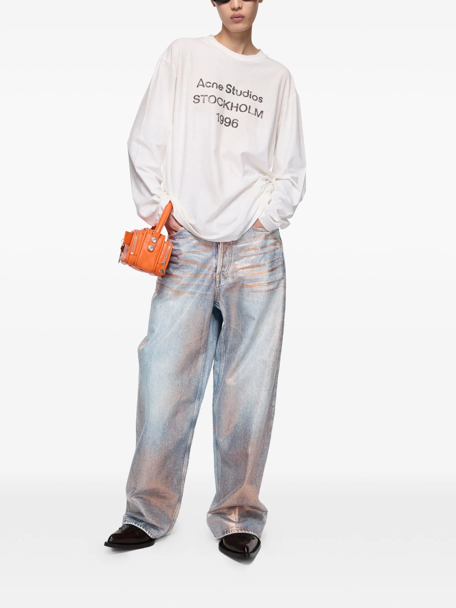 Джинсы Acne Studios, размер M, синий — фото 1