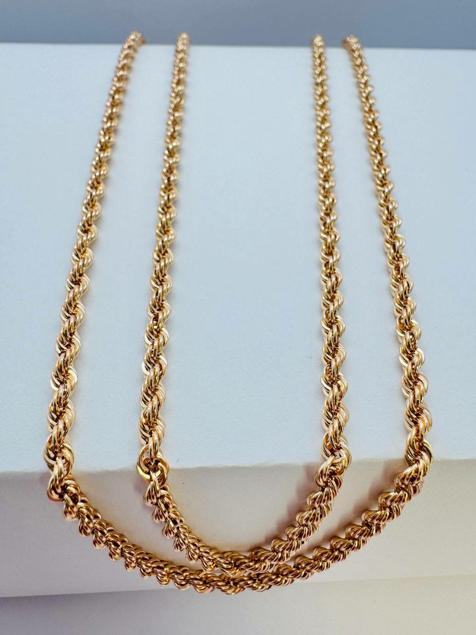 Цепь красное золото, 585 проба