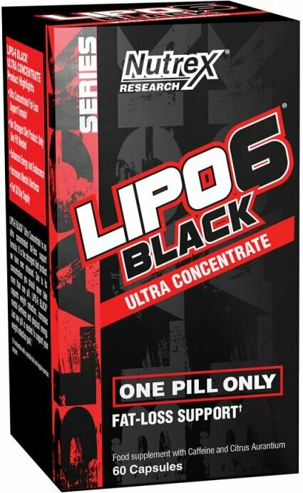 Жиросжигатель Nutrex Lipo-6 Black Ultra Concentrate, 60 капсул