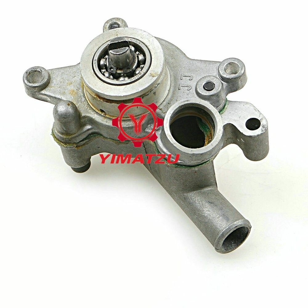 Водяной насос в сборе для квадроцикла Linhai/Buyang LH250 LH300 (250/260/300CC) для системы охлаждения, серебристый