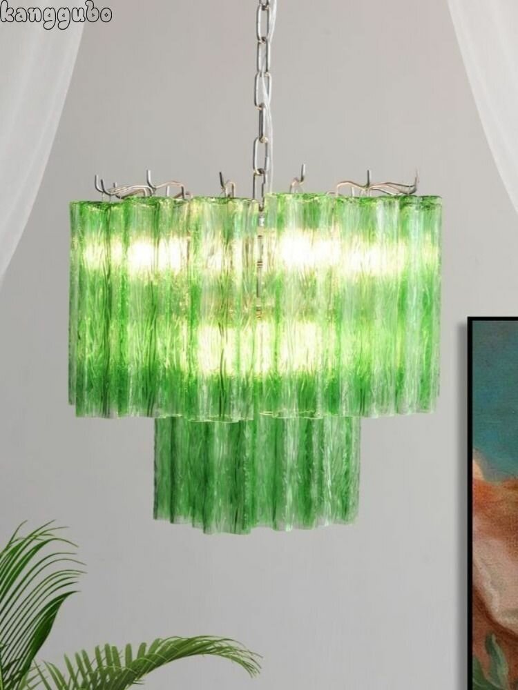 Люстра из муранского художественного стекла