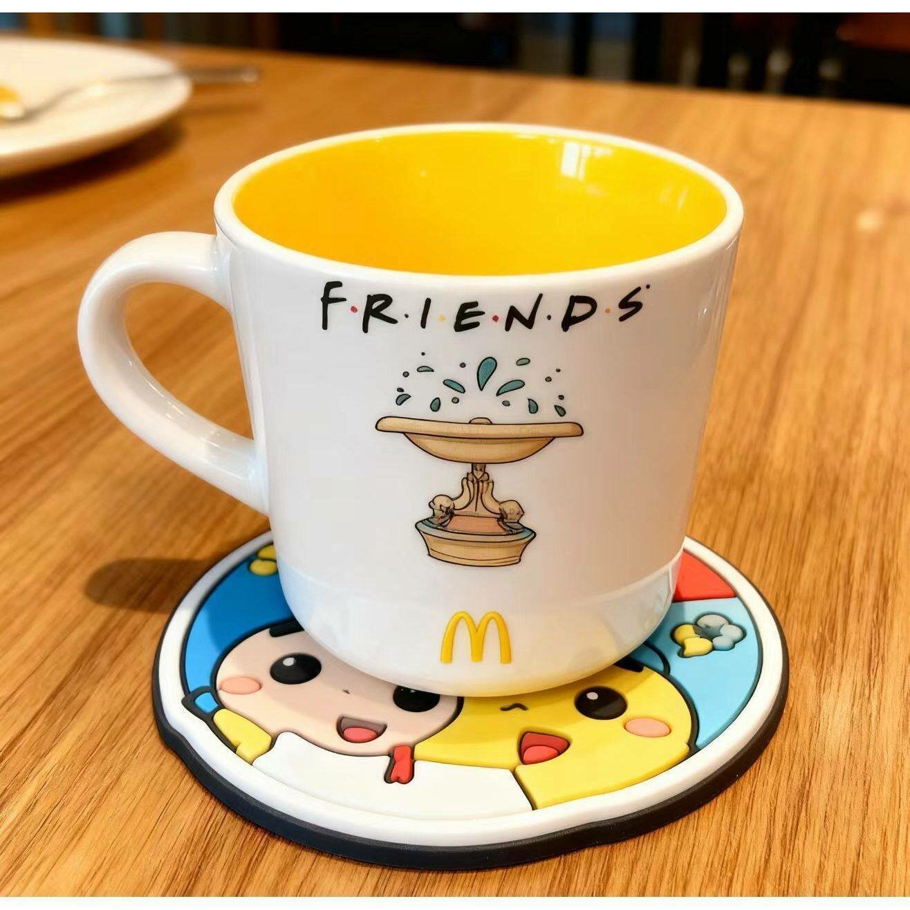 Керамическая кружка McDonald's в коллаборации с Friends, чашка для питья, коллекционный сувенир, подарок для друзей.