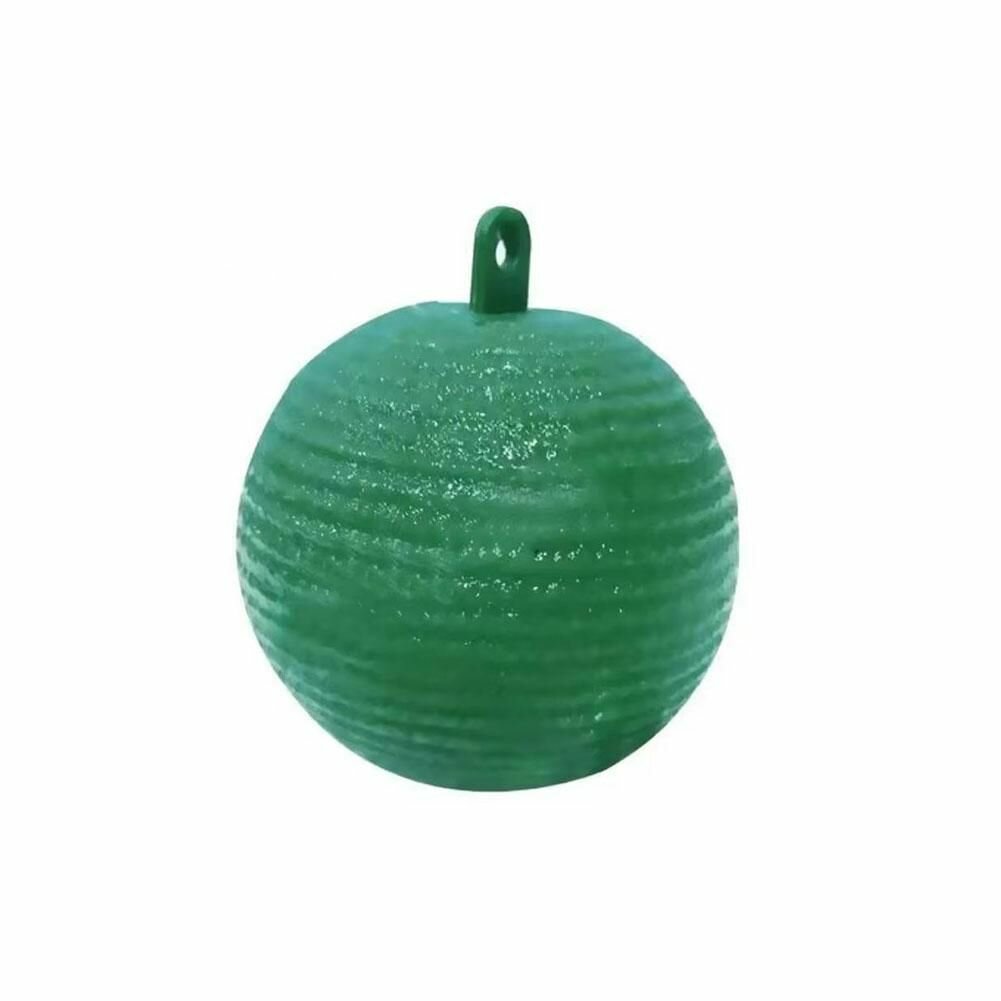 Ловушка липкая для плодовых мух, мошек, насекомых на даче и дома, липкий шар зелёный, для защиты урожая в саду, липучка