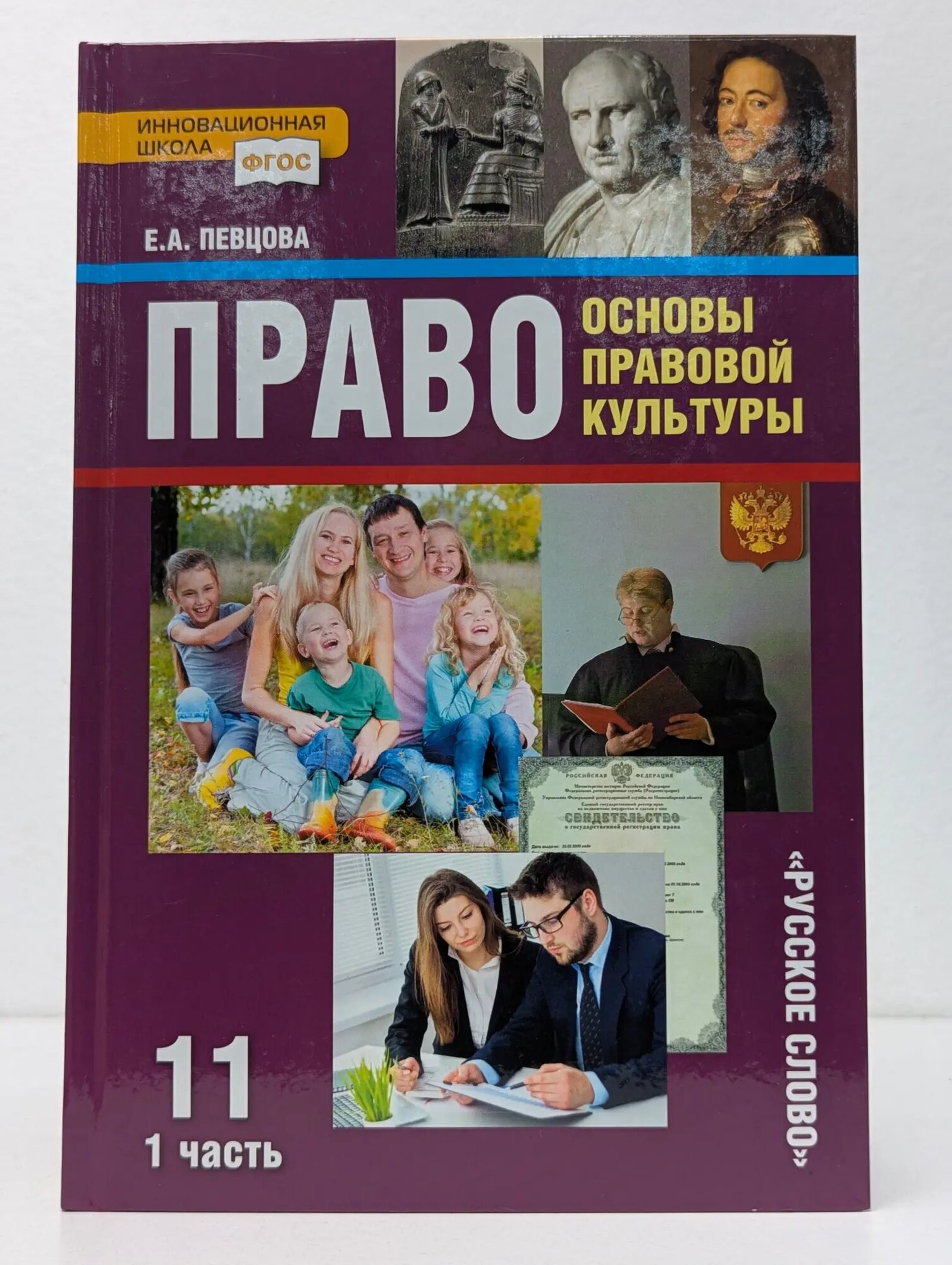 Право. Основы правовой культуры. Учебник для 11 класса. В 2 частях. Часть 1 Певцова Елена Александровна 2022