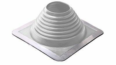 Манжета кровельная прямая №6 127-228 мм, EPDM, 310*310 мм серая