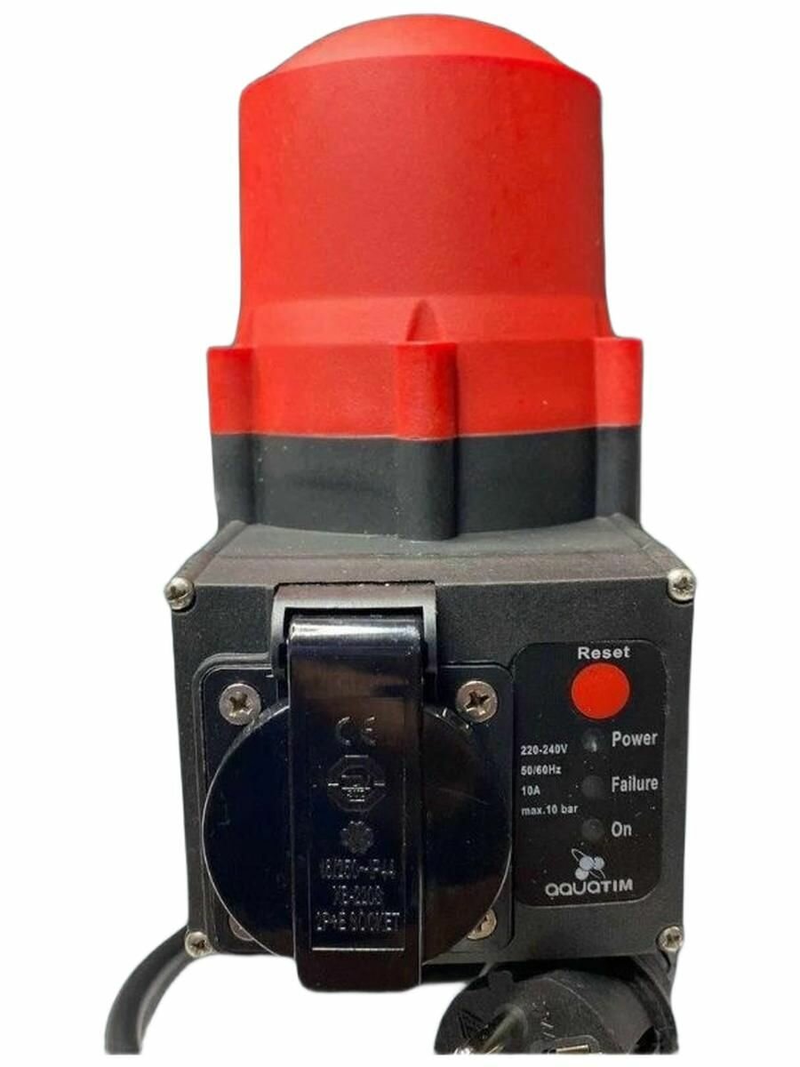 Блок автоматики с вилкой и розеткой TIM: 1.5-3.0 бар