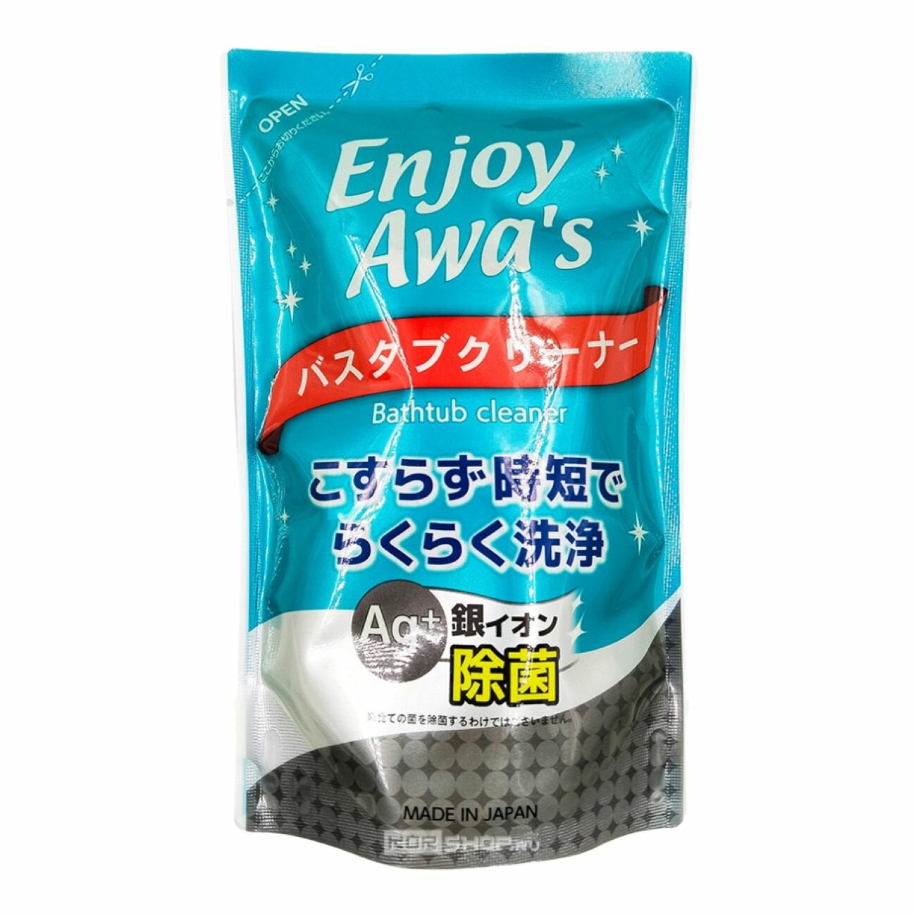 Спрей-пена Rocket Soap чистящая для ванны, аромат цитрусов, с ионами серебра, 300 мл, сменная упаковка