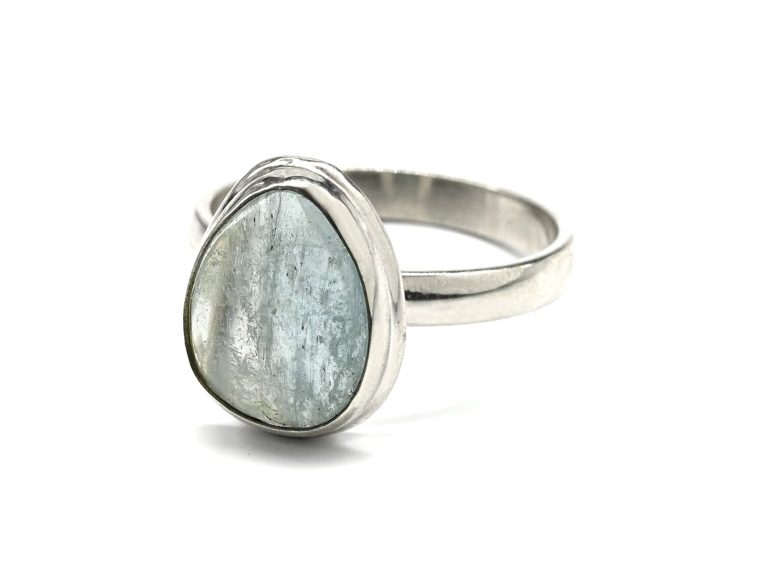 Кольцо, аквамарин