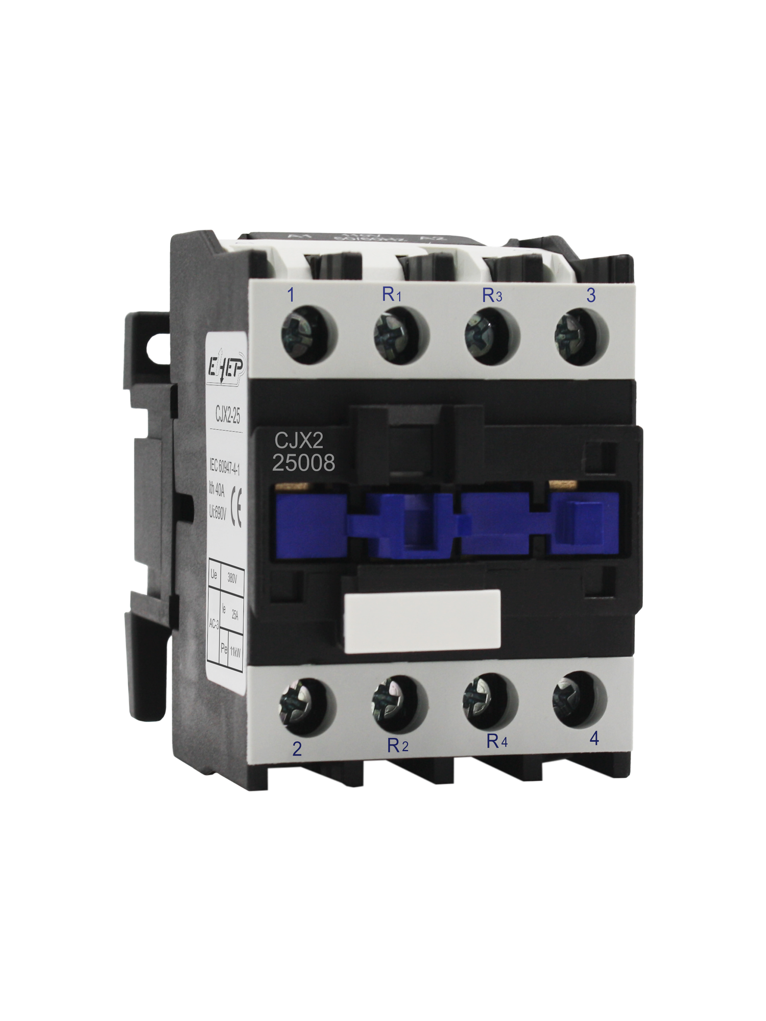 Контактор ENER-R CJX2-25008 4P 25A 2NO+2NC (Катушка 110V 50/60 Hz)
