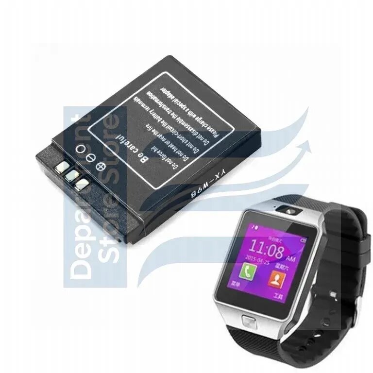 3.7V 380mAh SmartWatch батарея для DZ09 перезаряжаемый литий-ионный полимерный аккумулятор для KSW-S6 резервного Bateria для RYX-NX9 A1 умные часы