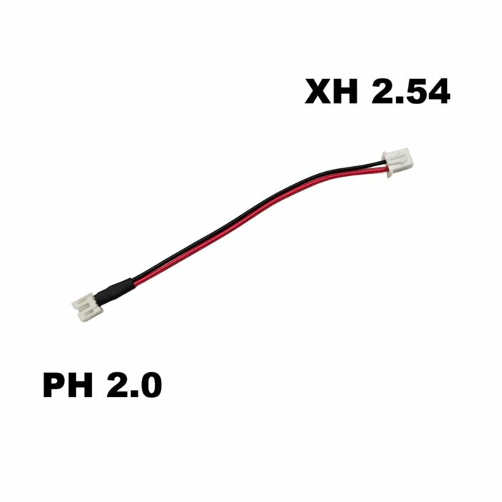 Переходник ST XH 2.54 2-pin на PH 2.0 2P (мама / папа) S148 разъем питания Mini Micro Jst Gh 2.0 MX2.0, белый адаптер 2-х контактный 2,54, силовой провод, коннектор, гнездовой штекер, аккумулятор