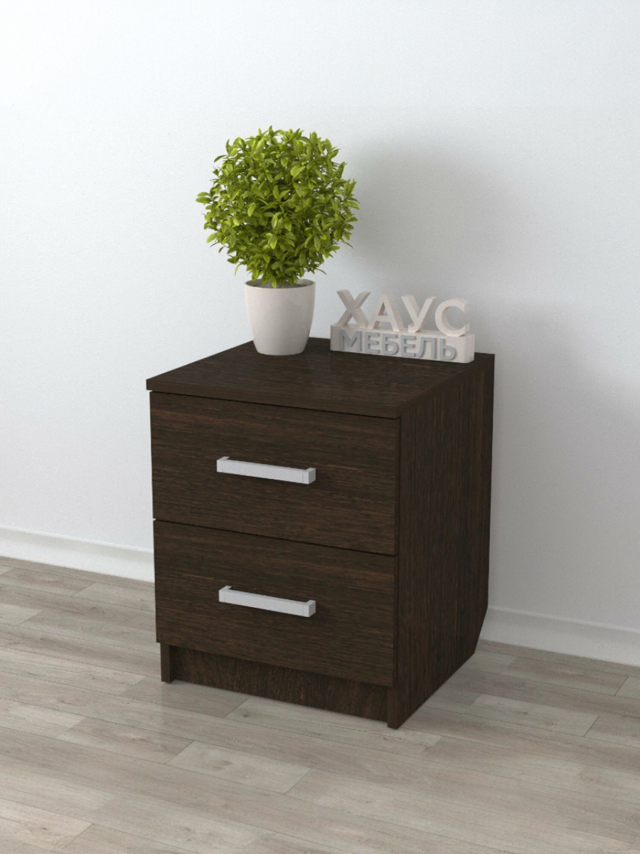 Тумба прикроватная №3, 40х40х50 см, с ящиками, Профит-М - венге