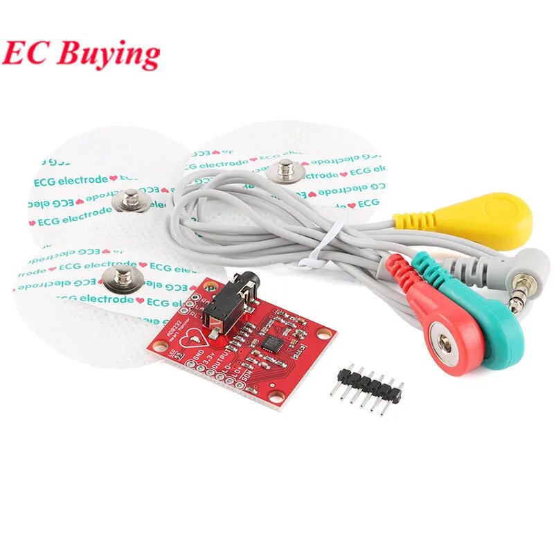 Комплект датчика пульса AD8232 для Arduino R3 type 2