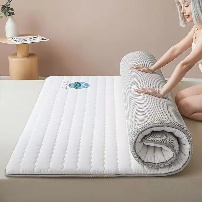 Белый латексный матрас татами 120x200 см