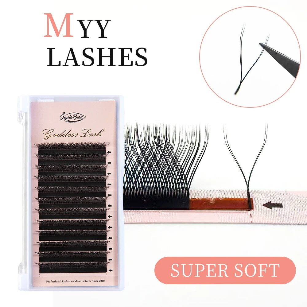 JB Jeyelabeau YY Shape Lashes 1 см-1.5 см