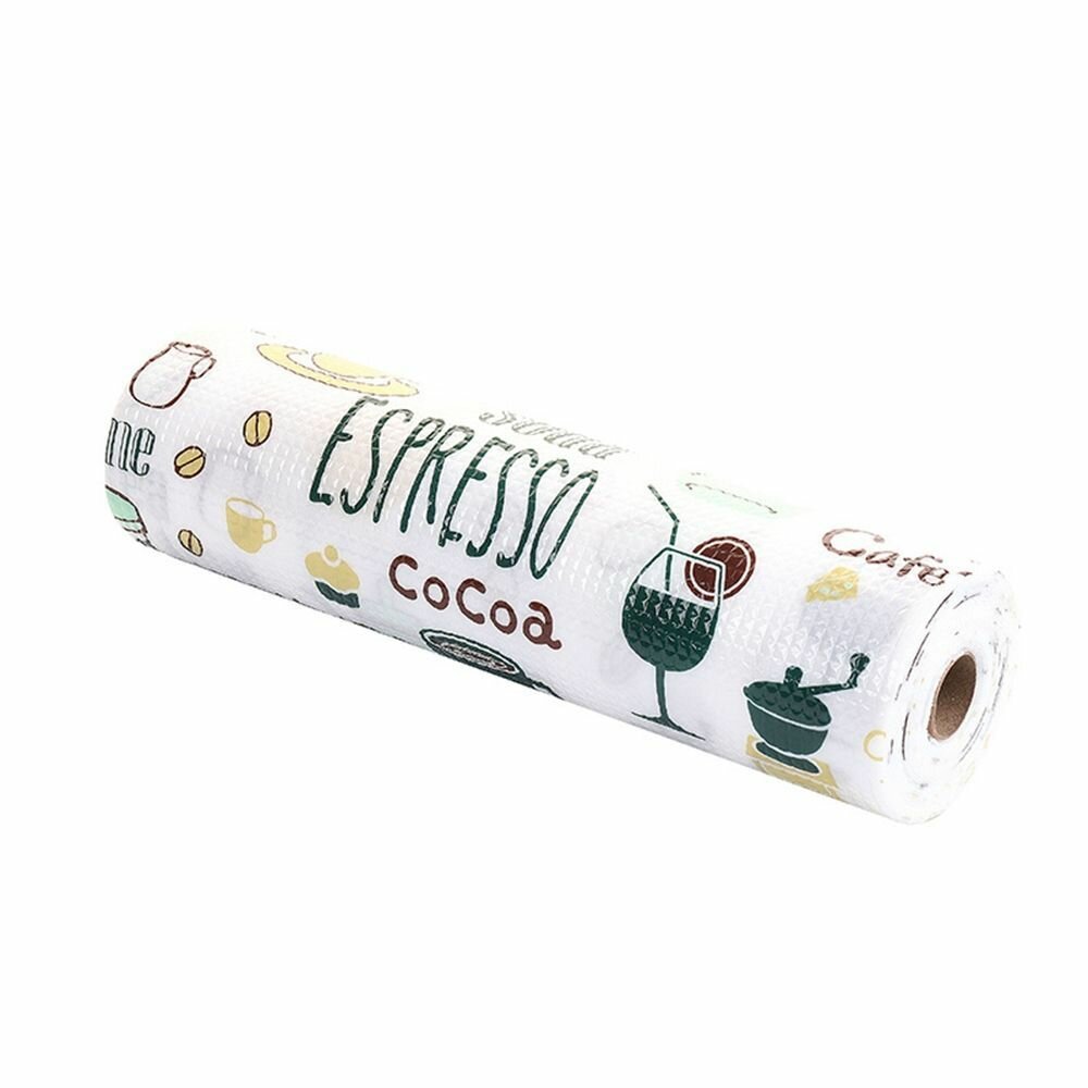 Коврик для кухонных полок 60x300 см желтый