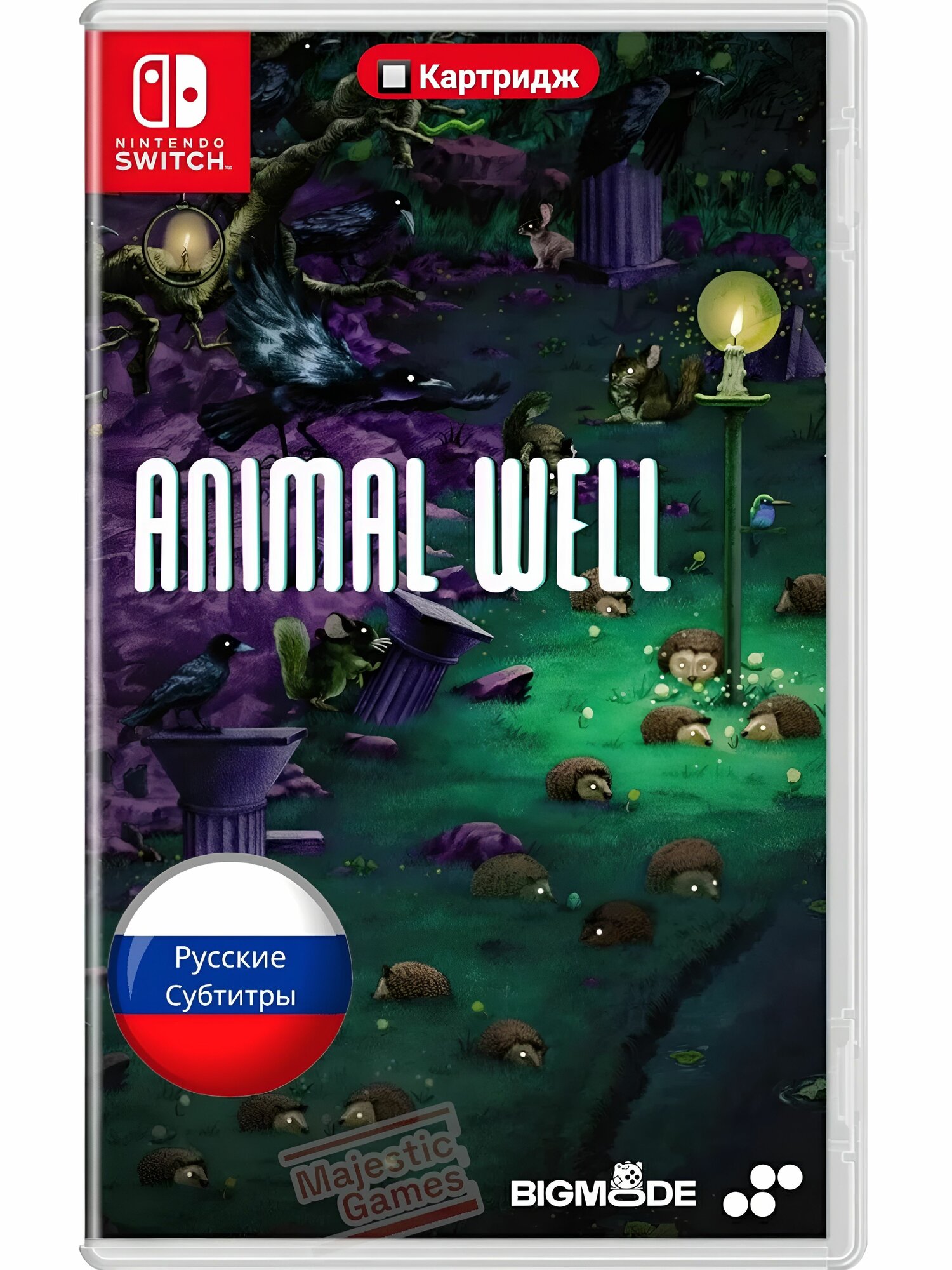 Игра Animal Well (Nintendo Switch, Русские субтитры)