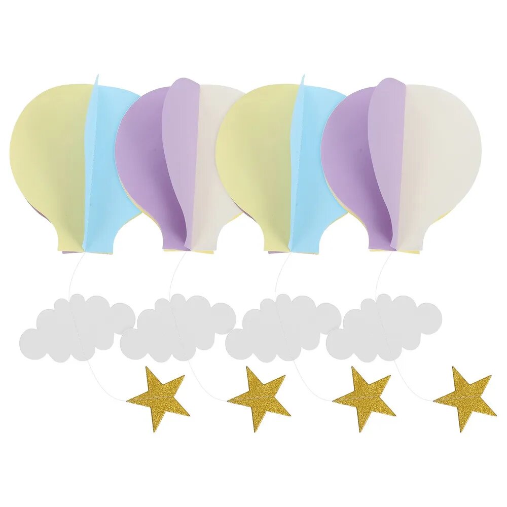 4 Штуки Украшений, Легкие Материалы, Для Праздников, Из Бумаги