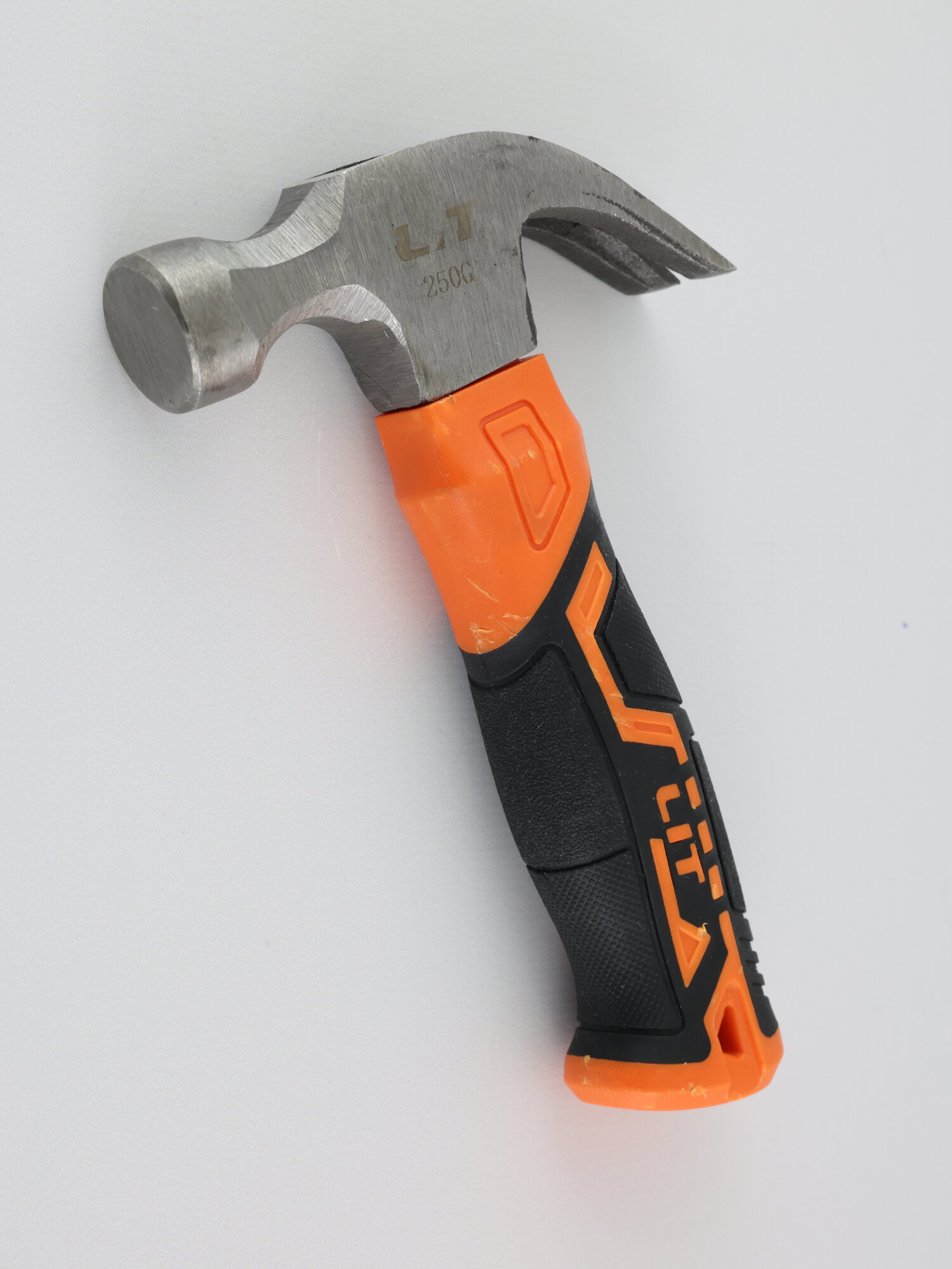 Молоток-гвоздодер 250г LIT с пластиковой ручкой