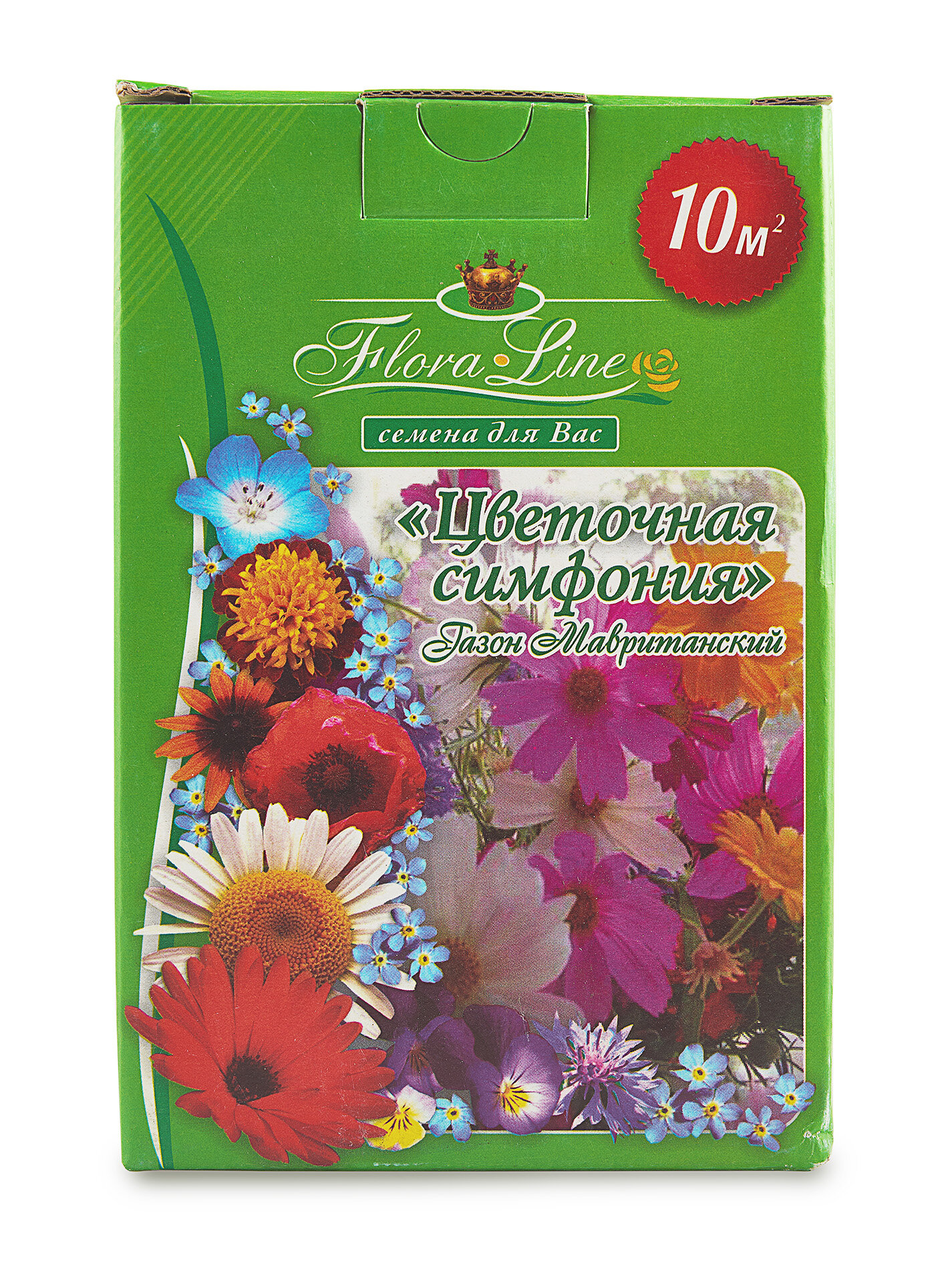 Семена мавританского газона "Цветочная симфония" Green Deer, цветущий газон, 300 г