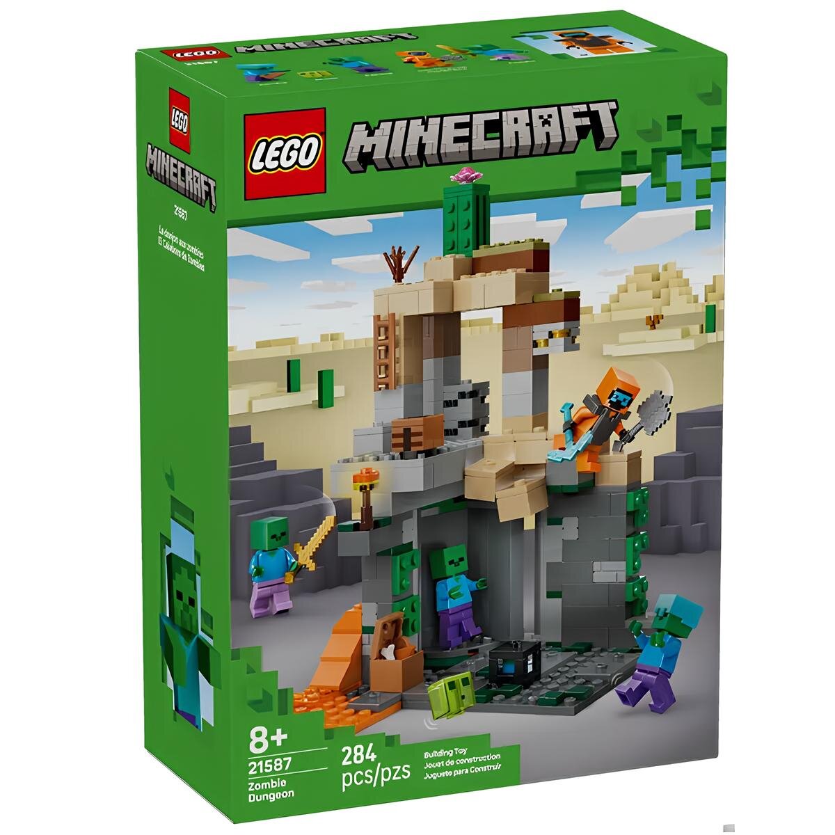Конструктор LEGO Minecraft 21587 Подземелье зомби
