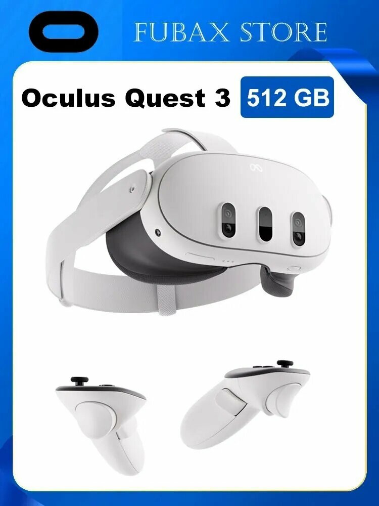 VR-очки, Совершенно новый Oculus Quest 3 - 512GB, XR2 Gen 2, Разрешение 2064 x 2208