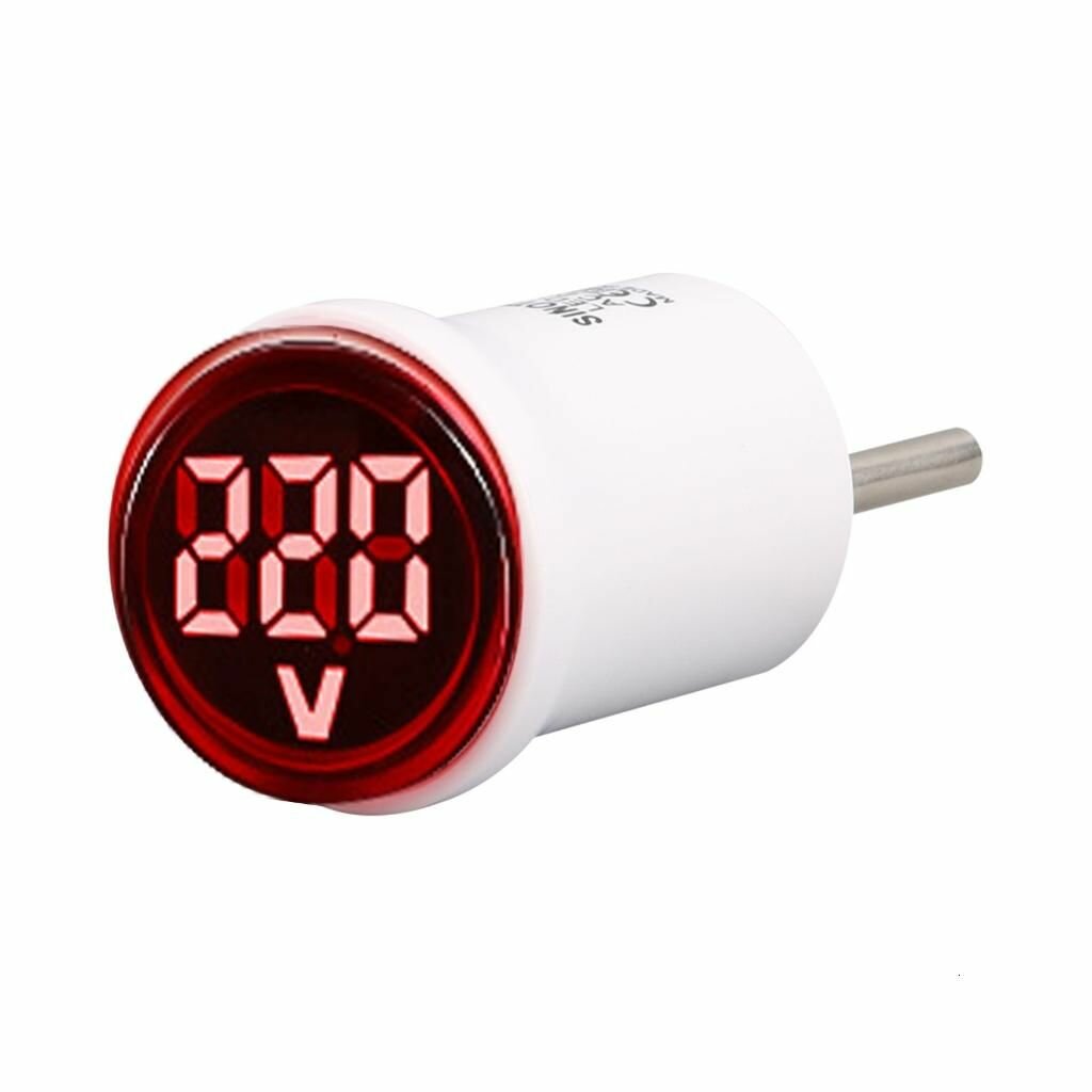Цифровой вольтметр для бытового использования, красный