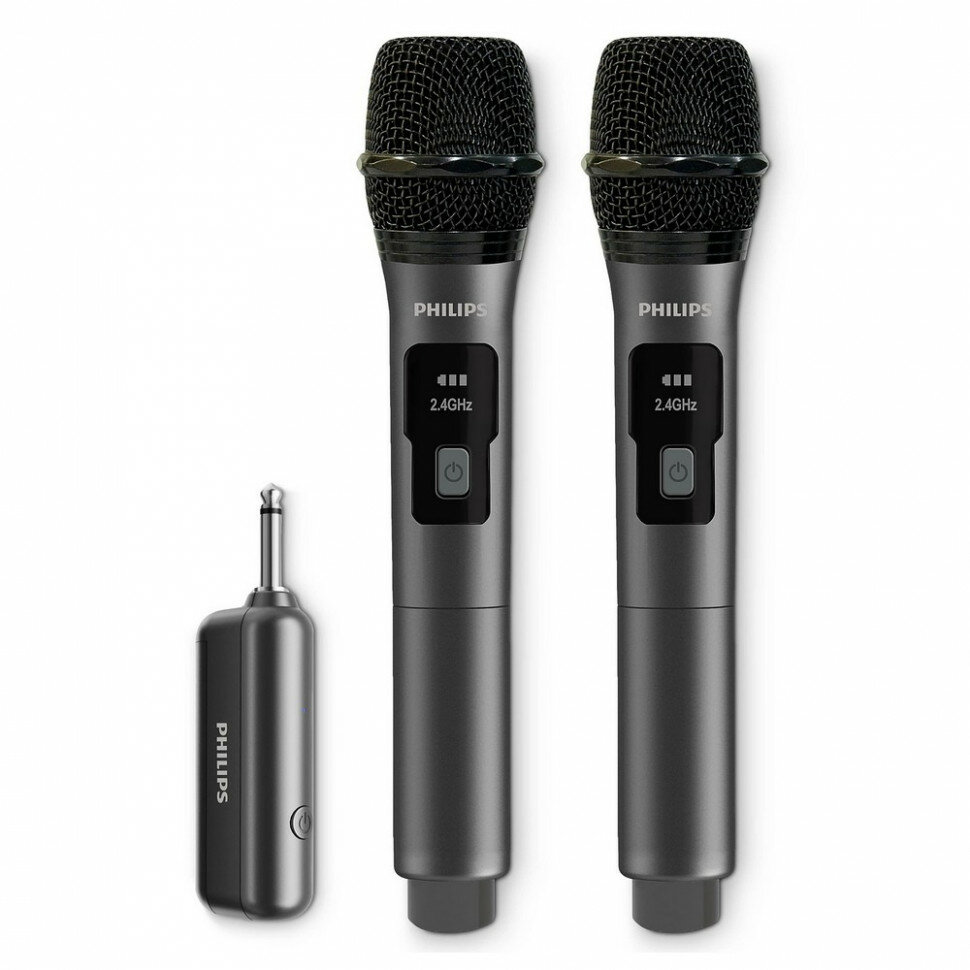 Беспроводной микрофон Philips Wireless Microphone Dual (DLM3401TP) 2 шт.
