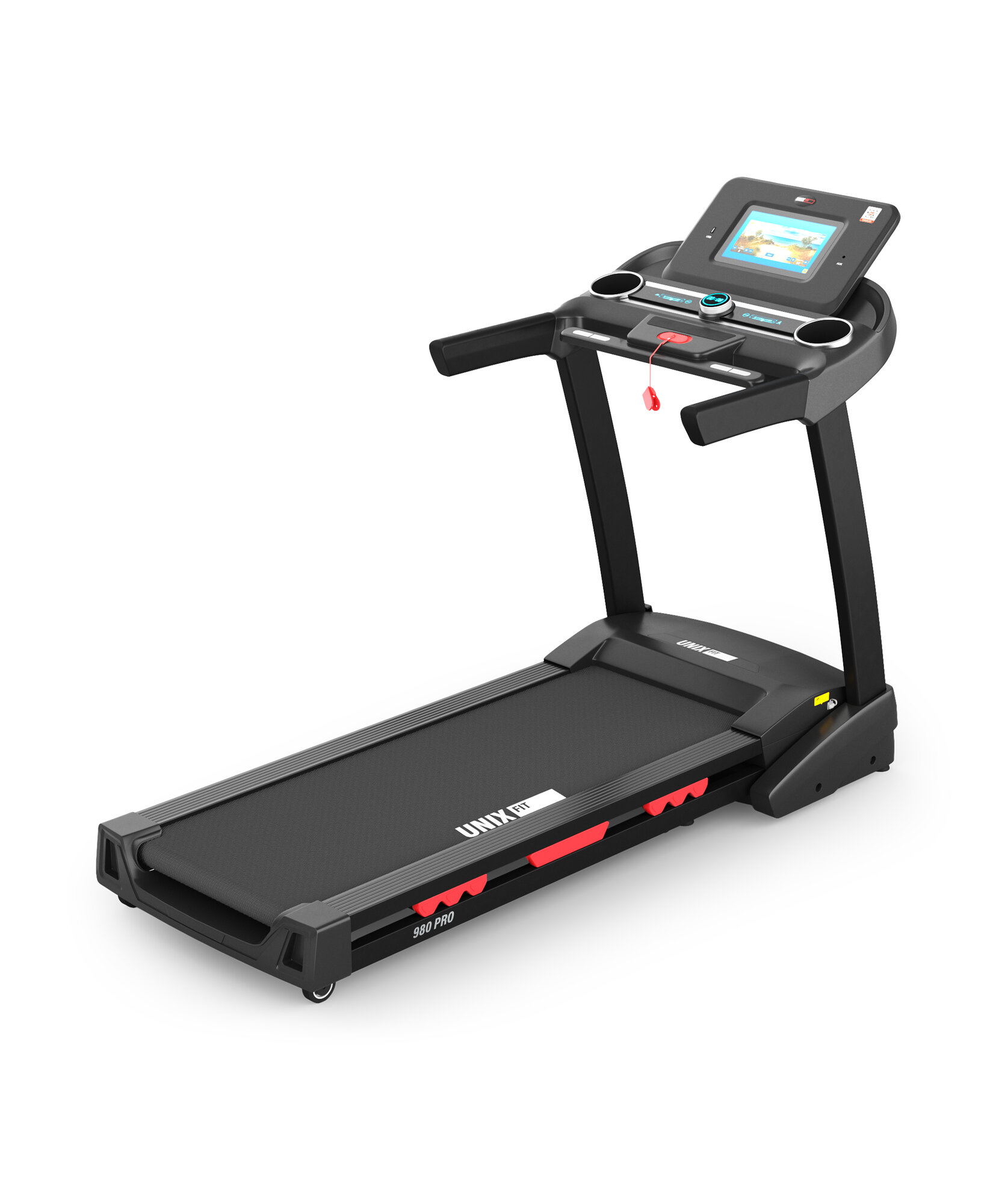 Беговая дорожка UNIX Fit MX-980 AC (10,1" TFT) 3.5 л. с, до 170 кг, 1-20 км/ч, кардиотренажер, тренажер для дома