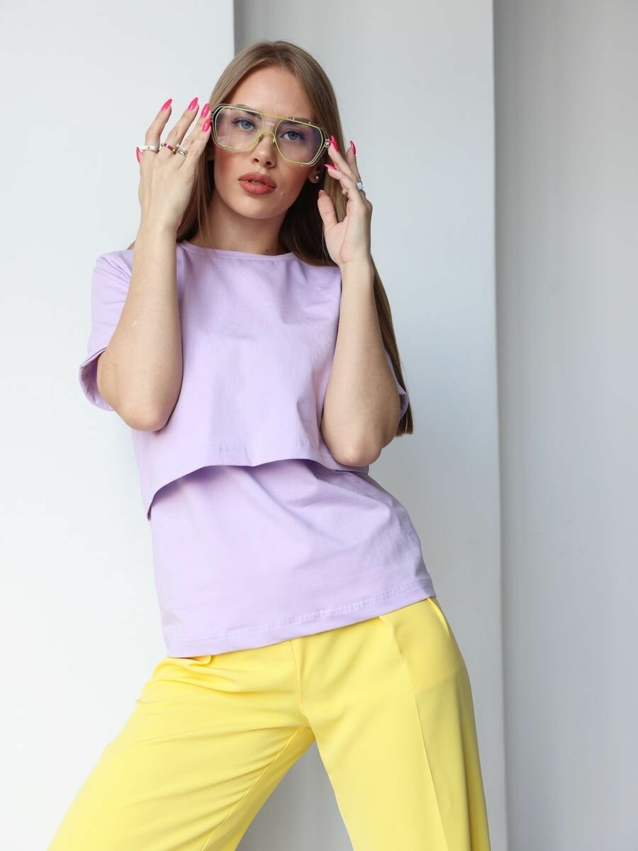 Футболка для кормящих мам для беременных и кормящих мам