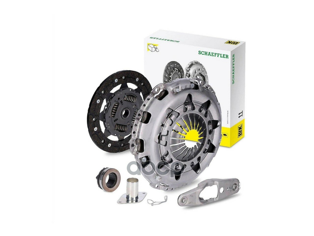 Компл. сцепления AUDI A2, A3 1.6 FSI/ VW GOLF V 1.6-2.0 , VW JETTA III 1.6-1.6FSI, PASSAT, TOURAN 2002=> 036198141BX Luk арт. 622 .