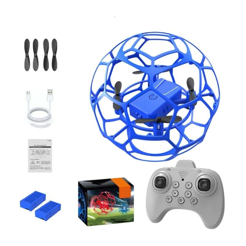 Октокоптер с камерой, Синий - Двойная батарея