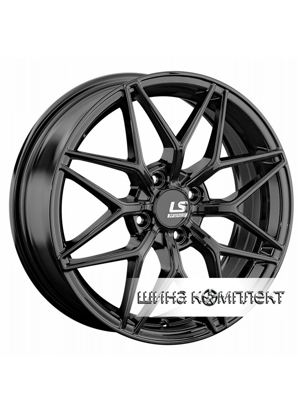 Колесный диск LS FlowForming RC85 6x16 4x100 ET40 60,1 BK литой для автомобиля