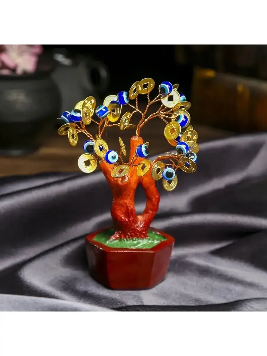 Денежное дерево бонсай оберег